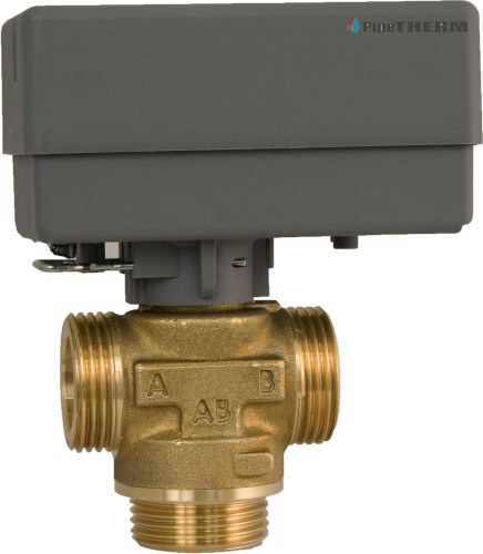 pipetherm > AFRISO 3-drogowy zawór strefowy AZV 643 DN20, G1", Kvs 8 m3 ...